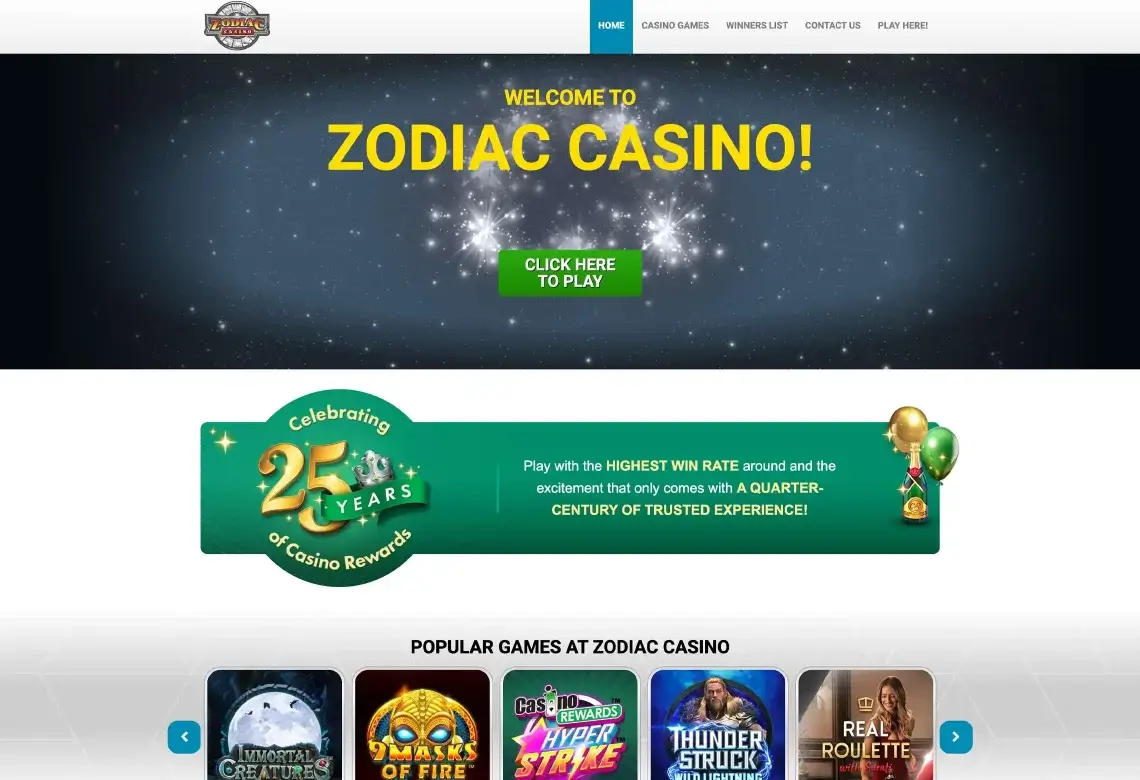 Zodiac Casino Review | Tested & Rated 2026